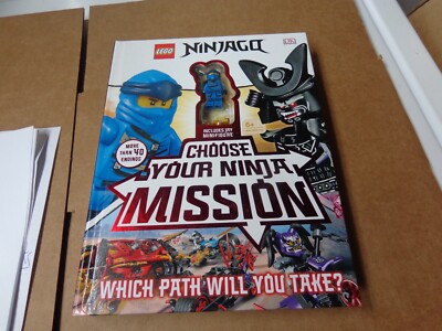LEGO NINJAGO CHOOSE YOUR NINJA MISSION BOOK W JAY MINI FIGURE NEW | eBay