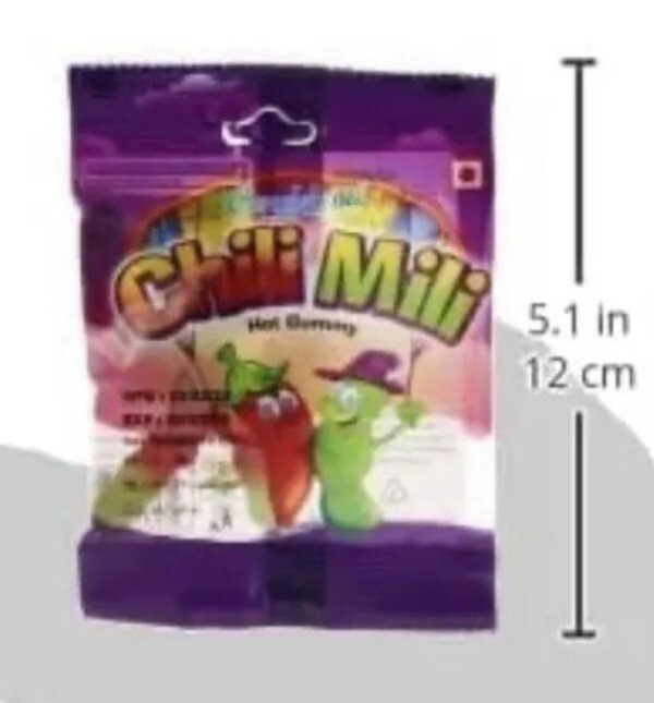 Chili Mili Spicy Jelly (24 Packets) New Gummy Candy! Halal (Export ...