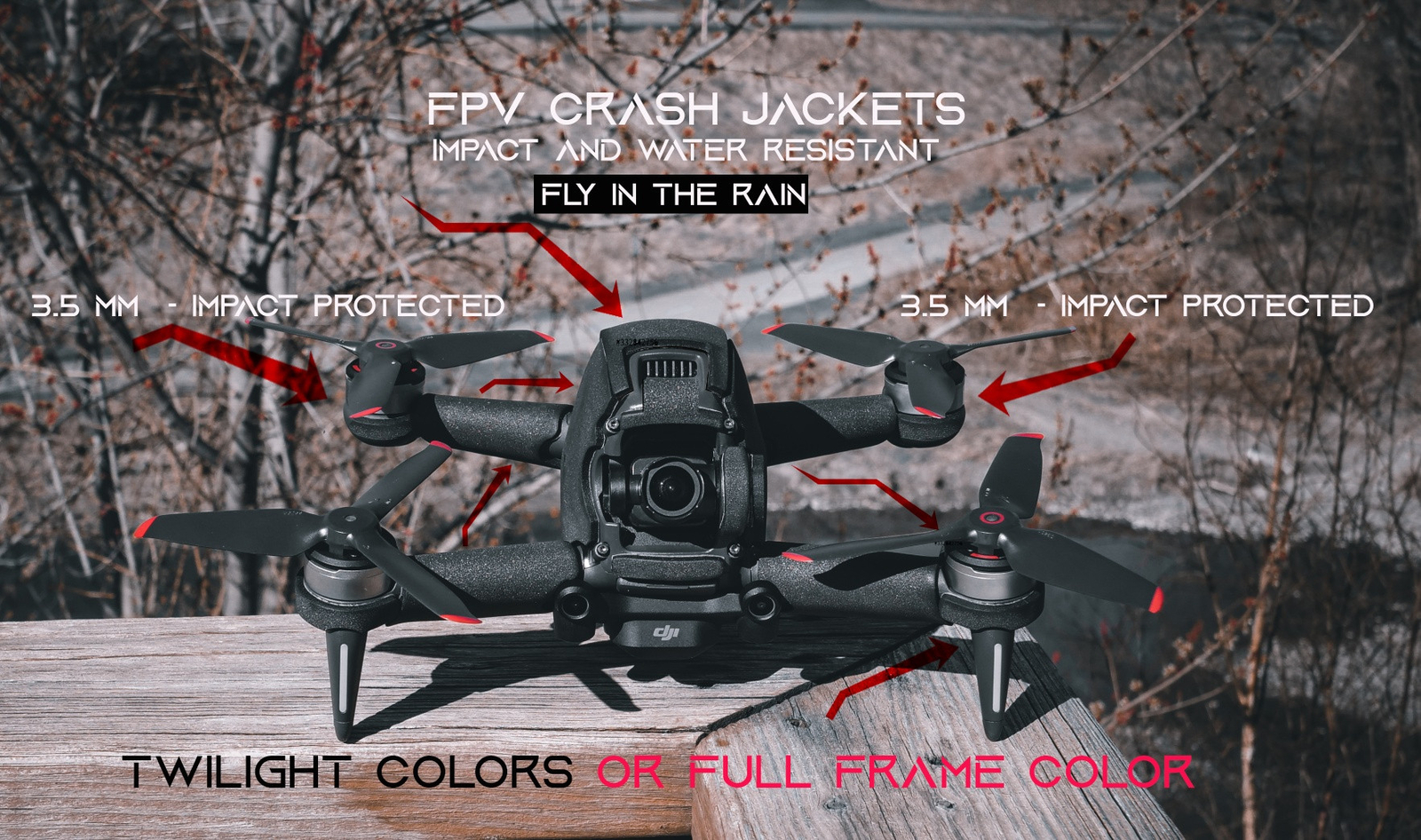 DJI FPV Rain Jackets: Impact & Water Resistant | eBay