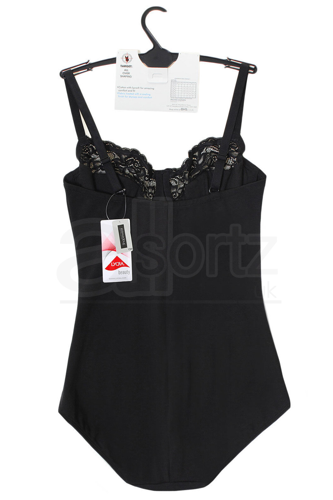 Ladies BHS Shapewear Magic Cotton Bodysuit Underwired Bra Cup Sizes ...