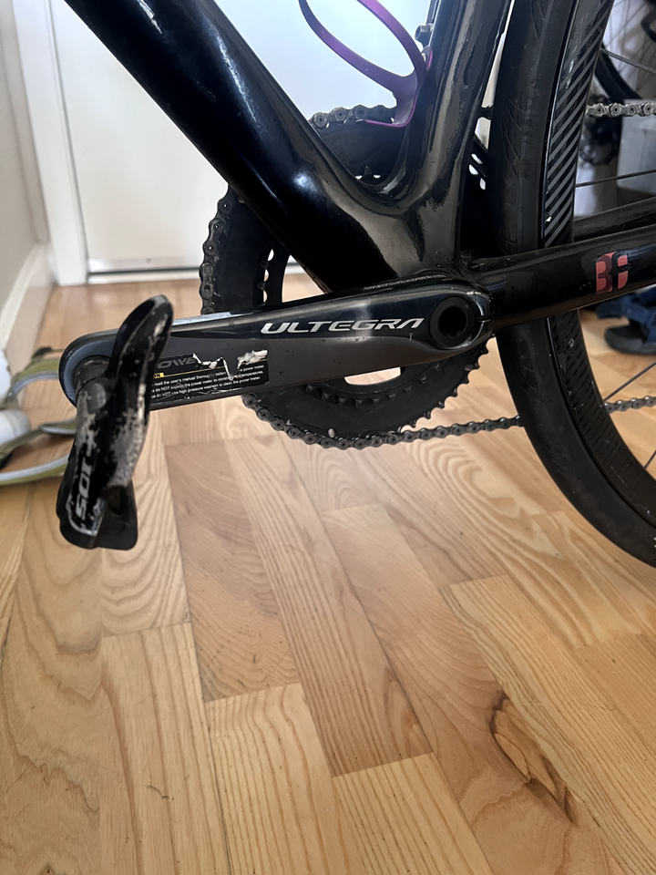 Giant Power Pro dual sided power meter, Ultegra R8000 crankset, 52-36T ...