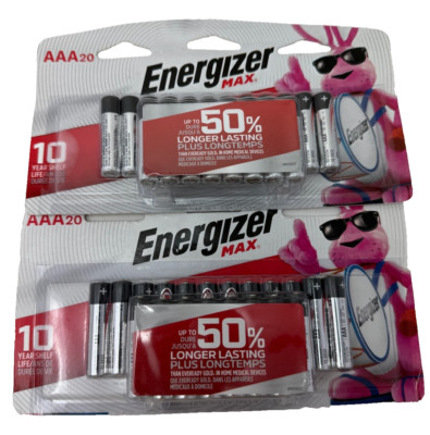 Energizer Max AAA Alkaline Batteries 40ct - Triple A Batteries Expires ...