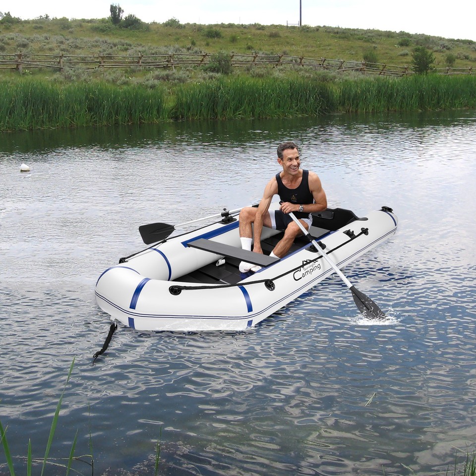 10ft Inflatable Boat Raft Fishing Dinghy Tender Pontoon Dive Rescue ...
