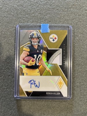 Roman Wilson Gold /10 Steelers Ring Patch | eBay