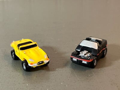 Micro Machines - Yellow Jaguar XKE Convertible Deluxe RARE Open Doors ...