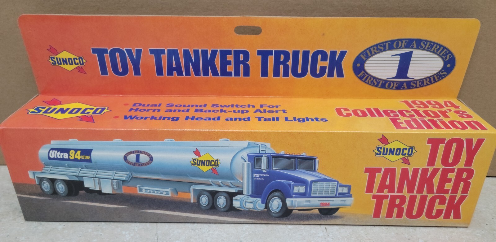 Sunoco Toy Tanker Gasoline Truck 1994 Collector's Edition 1st in Series ...
