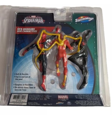 Marvel ULTIMATE SPIDERMAN Web Warriors 3pk Dive Characters - Pool Toy ...