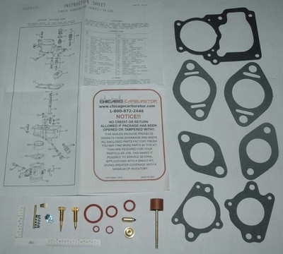 ZENITH 1 BARREL AGRICULTURAL CARBURETOR REPAIR KIT 28-228 DOES HUNDREDS ...