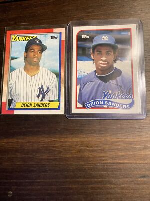 1989 TOPPS TRADED #110T DEION SANDERS ROOKIE CARD RC 1990 Topps Lot | eBay