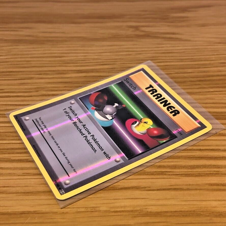 Trainer Switch 88/108 XY Evolutions Reverse Holo Pokemon Card TCG Light ...