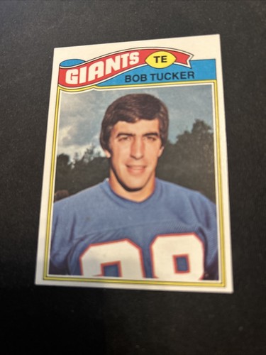 1977 Topps Football Card #124 Bob Tucker New York Giants NmMt Free ...