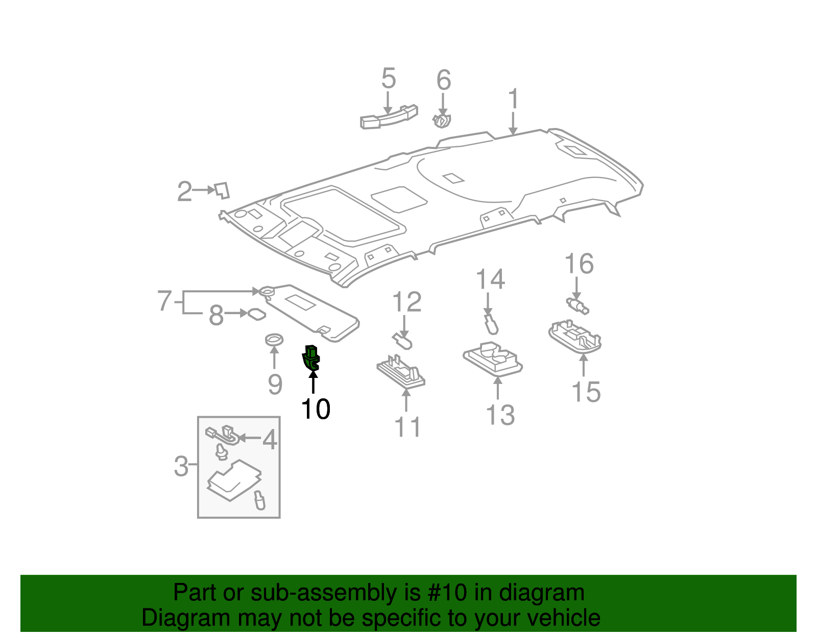 7434833040E0 Genuine Toyota Holder Visor 74348-33040-e0 for sale online ...