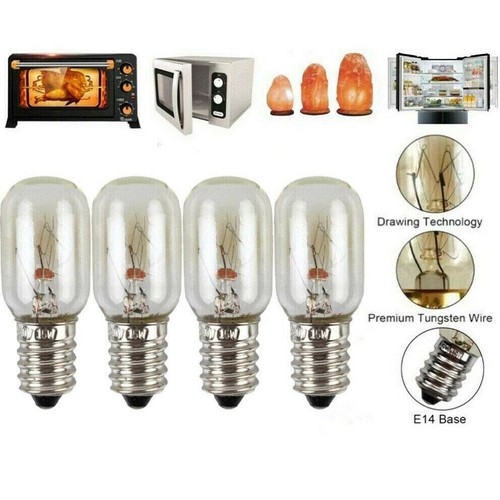 4Pcs Himalayan Salt Lamp Globe Bulb Light Bulbs Heat Resisting 15W E14 ...