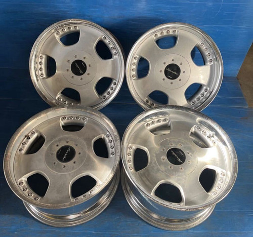 JDM WORK EUROLINE Aluminum wheels set of 4 18 inch 9.0J 2 pieces 18 ...