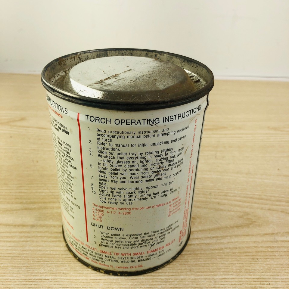 Solidox Solid Oxygen Pellets Welding Type A-5000 30 Oz Cleanweld ...