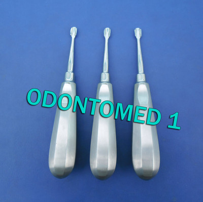 3 DENTAL TOOTH SURGERY ROOT WING WINGED ELEVATOR 7MM SURGICAL DENTAL ...