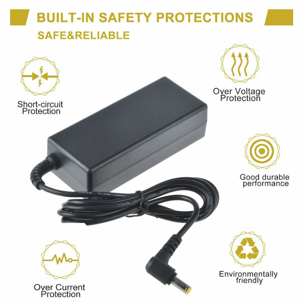 19V 3.42A AC Adapter For Acer Monitor S240HL S241HL S242HL G206HL ...