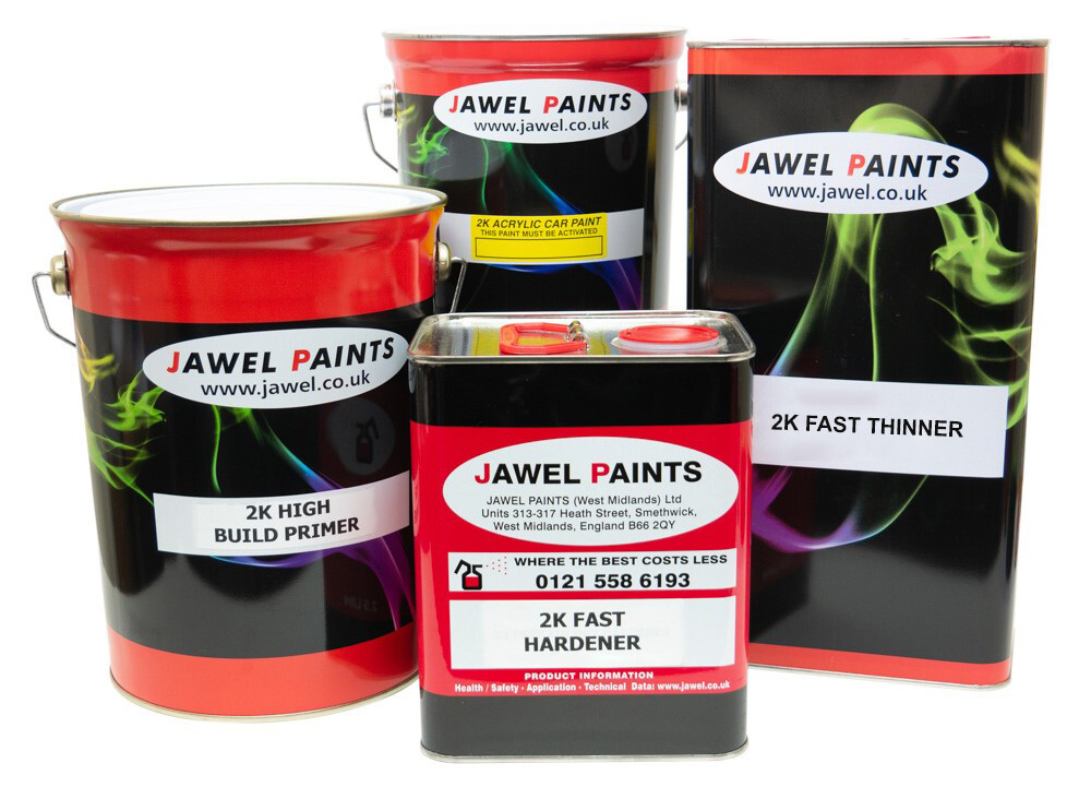 2k Acrylic Car Paint DAF N3nc White Direct High Gloss 14 Litre Kit for ...