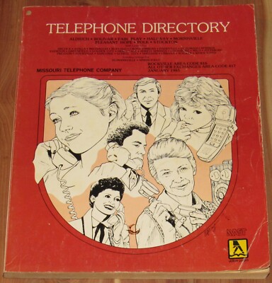 1985 MISSOURI TELEPHONE DIRECTORY, AREA CODE 417, MID-OZARK REGIONAL | eBay