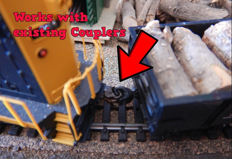 30 Pack of HO Scale Train Couplers: 24 Standard Hook & 6 Hingeless ...