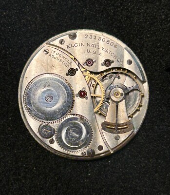 1932 Elgin 479 model 4 Movement For Parts or Restoration | eBay