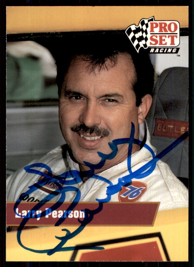 1991 Pro Set Larry Pearson IP Signed Auto #105 | eBay