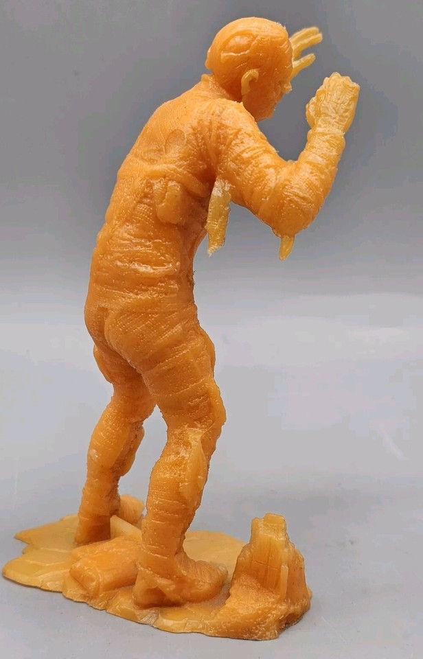 VINTAGE 1960s Louis Marx Orange Mummy 5.5" Plastic Toy Figure | eBay