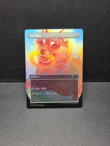 Sol Ring (Foil Borderless) - MTG Magic - Secret Lair 1512 Cats Dogs ...
