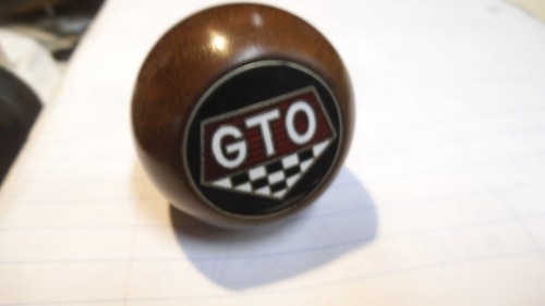 69 70 PONTIAC GTO TRANS AM HURST 3 & 4 SPEED SHIFTER WALNUT KNOB NOS ...