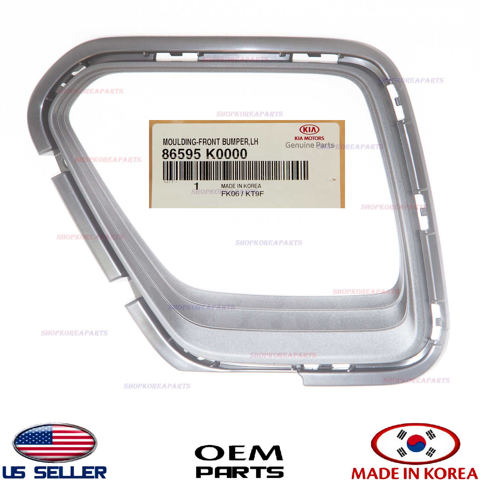 Genuine Front Bumper Lamp Bezel Cover LEFT Driver ⭐OEM⭐ KIA SOUL 2020 ...