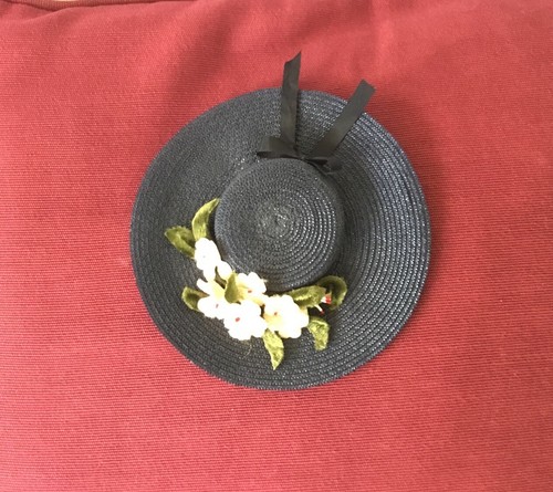 Antique/Vintage? Artist Signed Doll Straw Hat/Inside Brim 5.50,Crown2 ...
