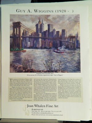 GUY A WIGGINS ART PIECES VTG ORIG 2006 ADVERTISEMENT | eBay