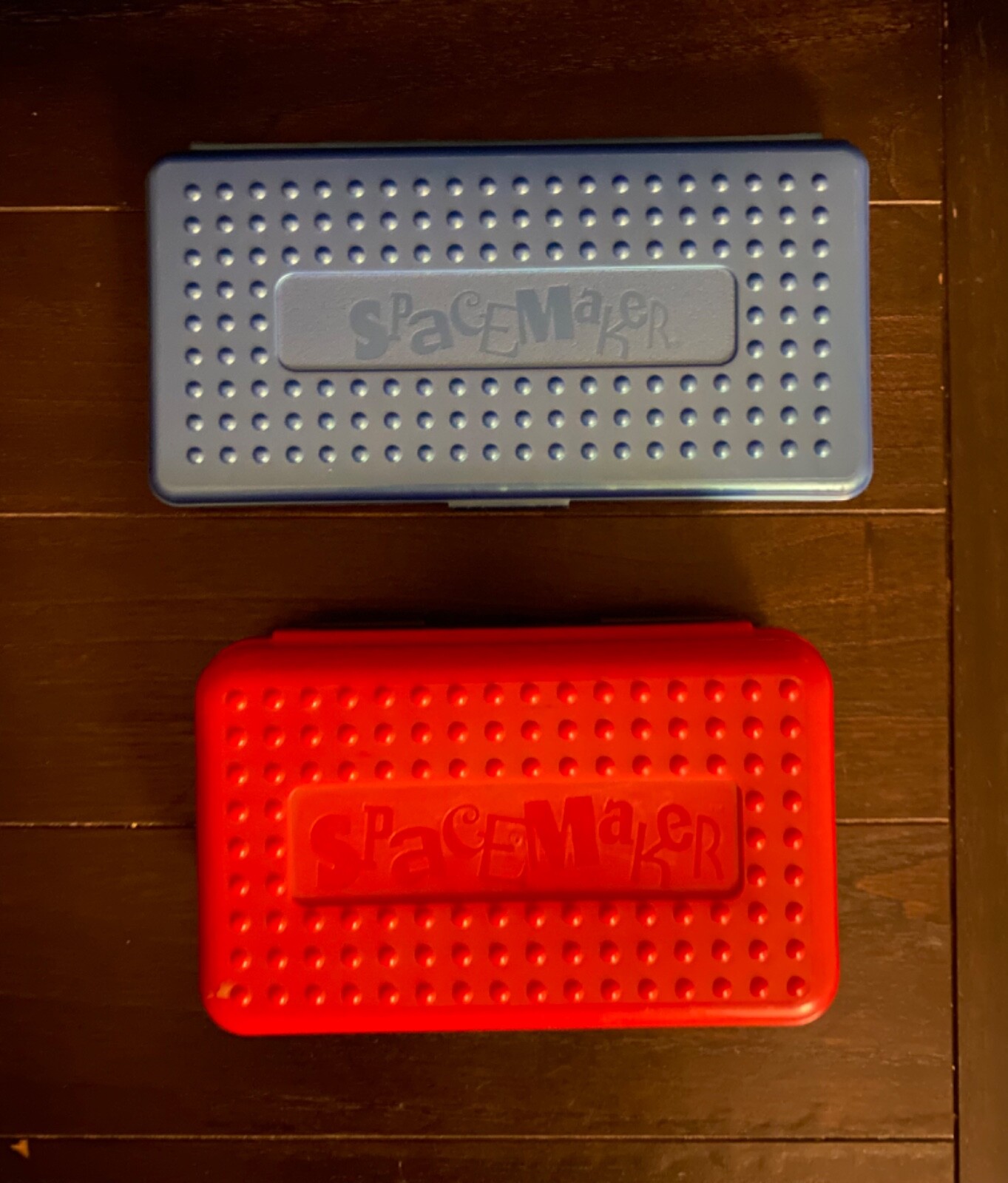 Spacemaker Pencil Box Red & Grey - Vintage 90's Plastic Storage Case | eBay