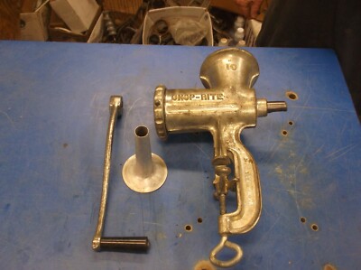 CHOP-RITE #10 W/STUFFING TUBE MEAT GRINDER SAUSAGE CHOPPER | eBay
