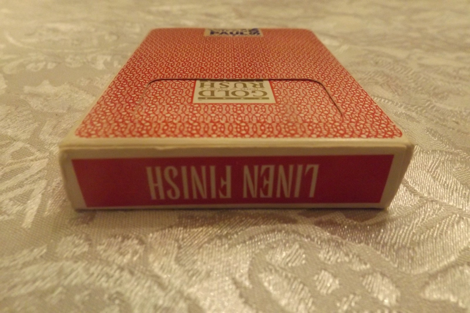 Rare Vintage New Gold Rush Paulson playing cards Fabric sealed Cripple ...