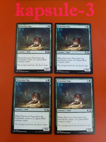 4x Ferocious Pup | M20 Core Set 2020 | MTG Magic Cards | eBay