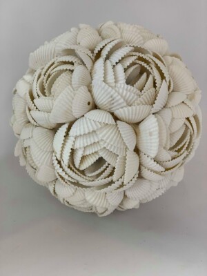 Flower Shell Sphere-Home Decor Balls- 9cm- With Hanger | eBay Australia