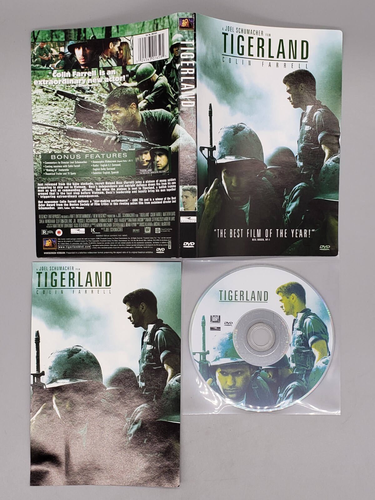 Tigerland (DVD, 2001) No Case No Tracking 24543016595| eBay