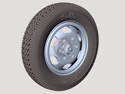 Panzer Art 1/35 Steyr 1500A German Car WWII Road Wheels (Commercial ...