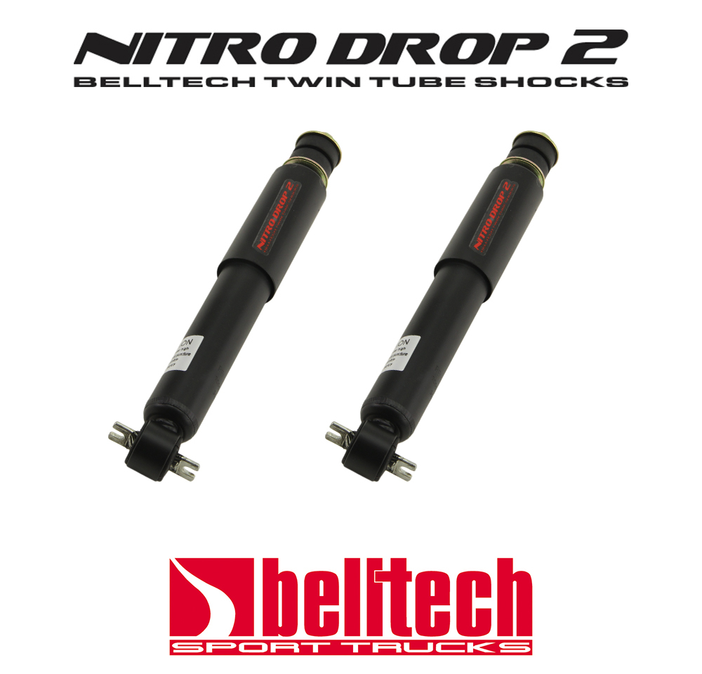 82-04 S10/Sonoma 2WD Nitro Drop 2 Front Shocks for 0" - 2" Drop (Pair ...