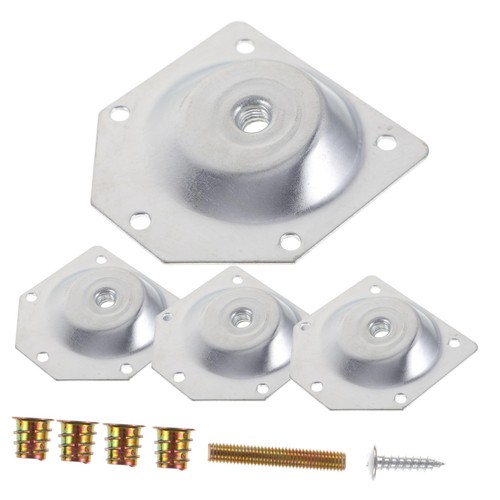 4pcs Angled Leg Mounting Plates for Furniture Table Leg Attachment ...