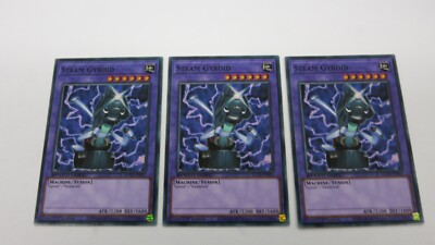 3x STEAM GYROID FUSION 1ST EDITION SGX2-ENB21 COMMON YUGIOH NM ...