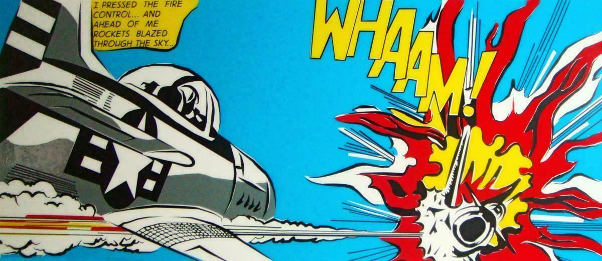 Roy Lichtenstein Pop Art Wham