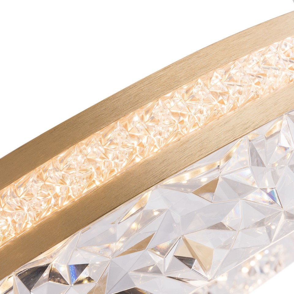 Modern Round LED Ring Pendant Light Chandelier Ceiling Light Fixture ...