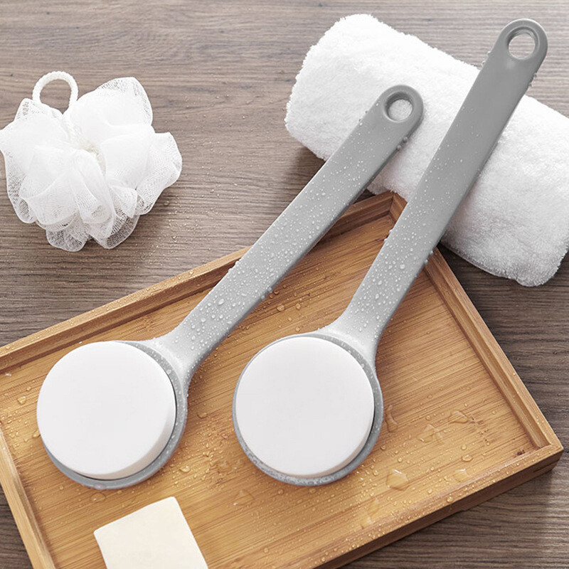30cm Sponge Bath Brush Shower Scrubber Lotion Applicator Back Long ...