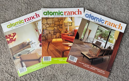 Atomic Ranch magazines - 2004 - #2, #3, #4 - rare! mid-century modern icons! | eBay