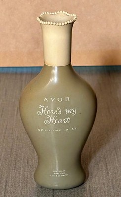 Avon Here's My Heart Cologne Mist 3 Ounce Almost Full | eBay