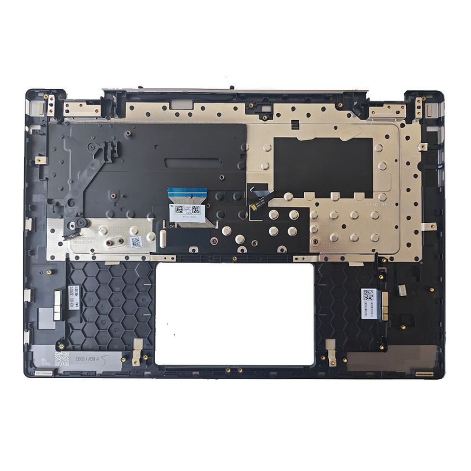 For HP Envy X360 16-AD 16-AC 2-in-1 Palmrest Keyboard Backlit Gray ...