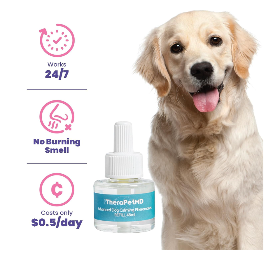 TheraPet MD Dog Calming Diffuser - Pheromone Diffuser for Dogs Indoor ...