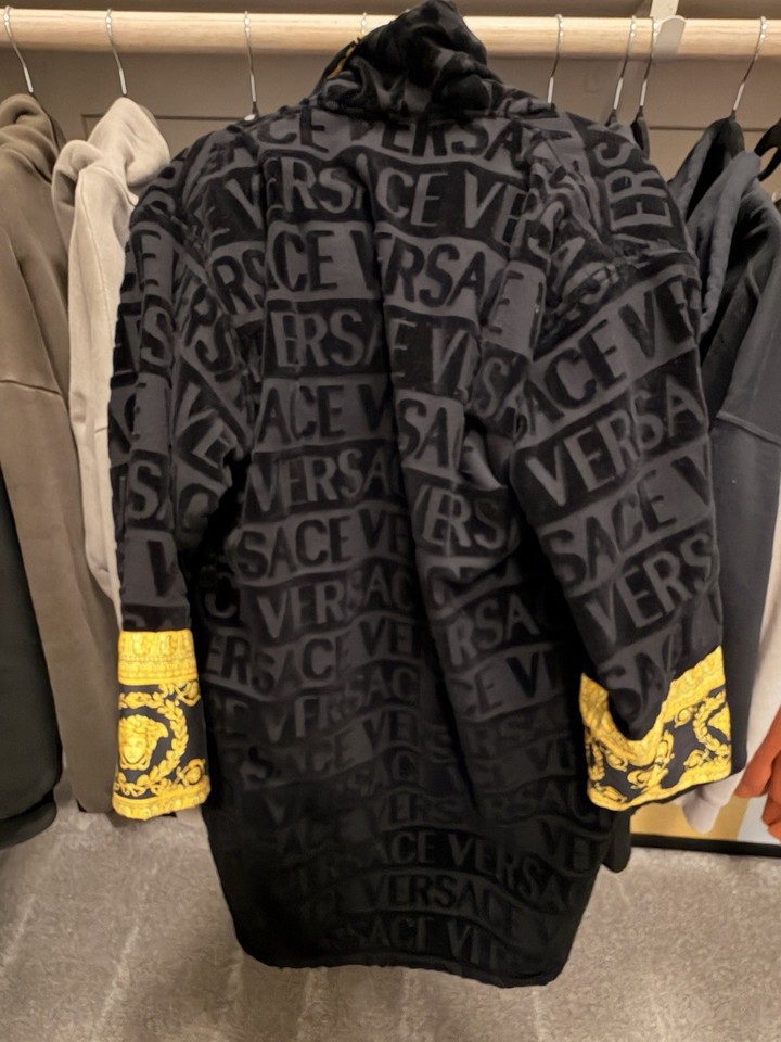 Versace Logo Robe Size Large Made in Italy | eBay